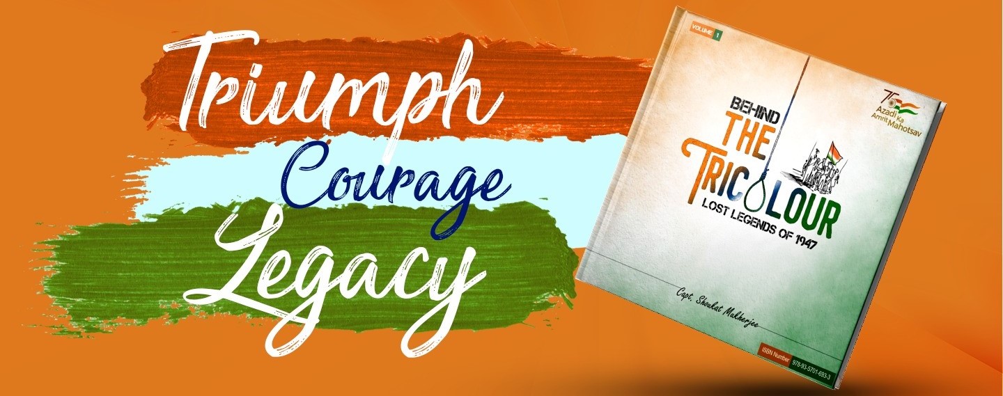 Behind the tricolour